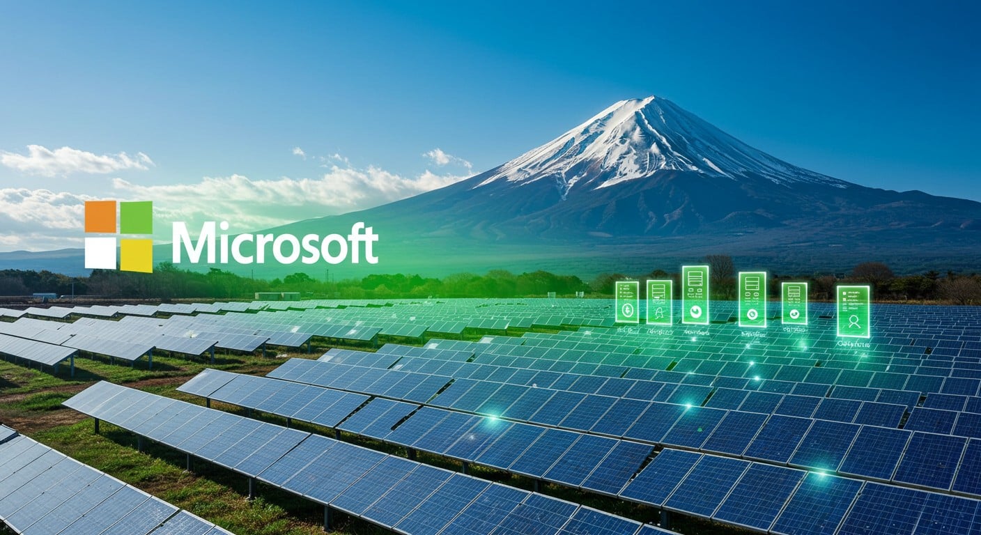 Microsoft Achète 100 MW Solaire au Japon | Vision Startups - Innovation ...