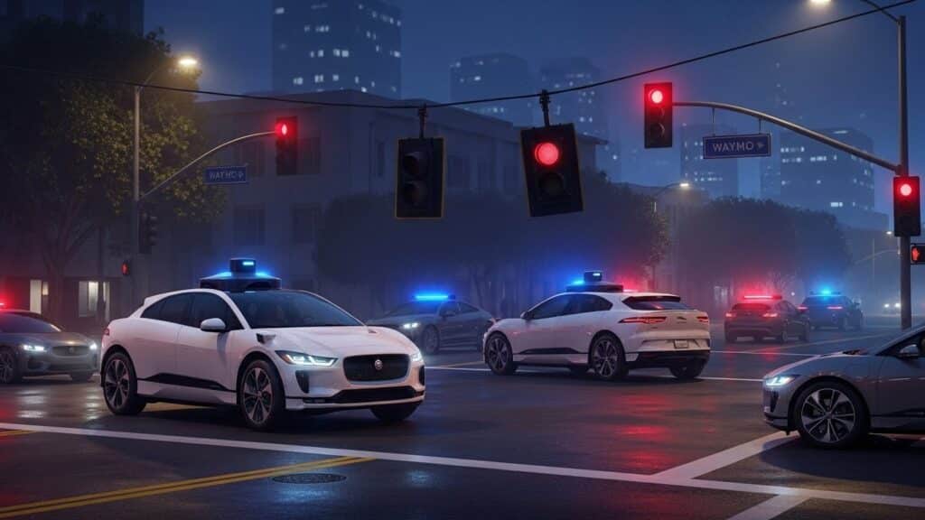 Waymo Bloque à SF : Leçon Robotaxi | Vision Startups - Innovation et Tech