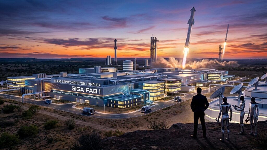 SpaceX Lance Terafab : Usine de Puces à 119 Milliards | Vision Startups ...